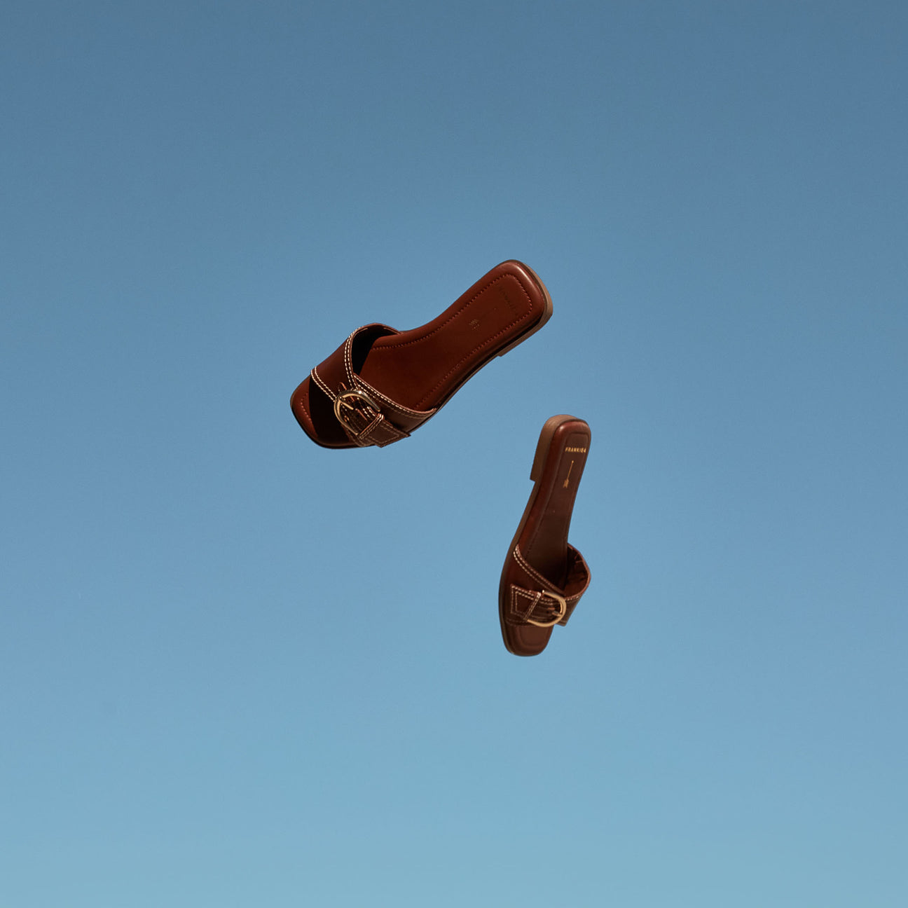 Tate Deep Tan Women's Slide | FRANKIE4