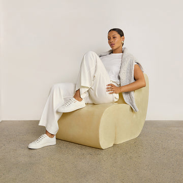 Nat III White Tumbled Women's Sneaker | FRANKIE4