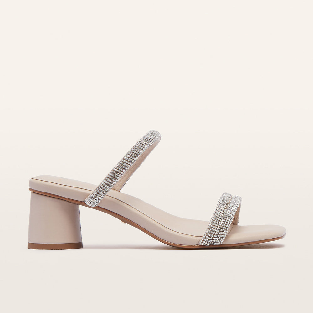 Robbie Light Blush Crystal Women's Heel | FRANKIE4