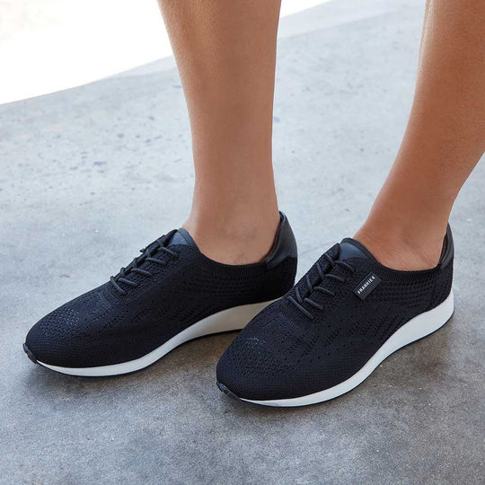 Dimity II Black Knit Women's Sneaker | FRANKIE4