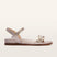 Bree Champagne Tumbled Women's Flat Sandal | FRANKIE4