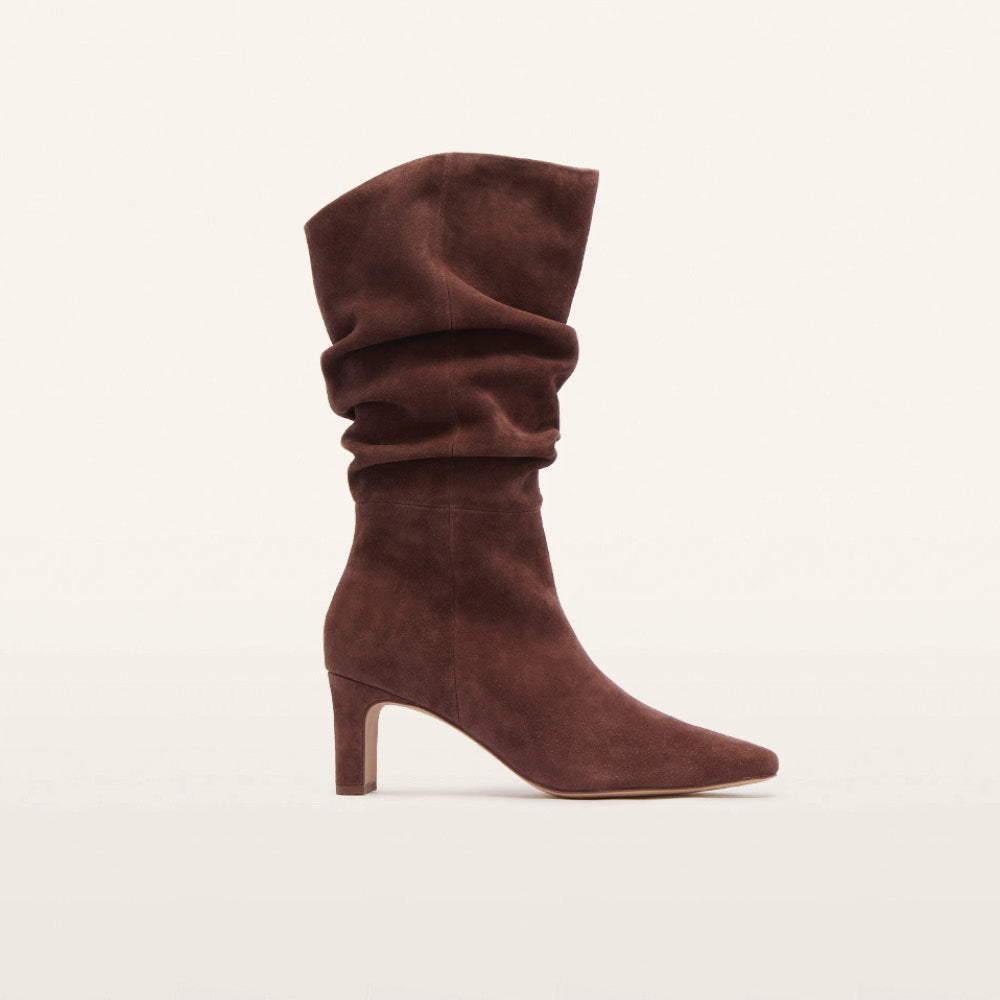 Clarkson Milk Chocolate Suede Women's Boot | FRANKIE4