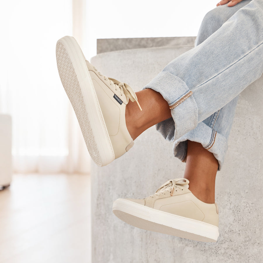 Mim III Almond Milk/Suede Women's Sneaker | FRANKIE4